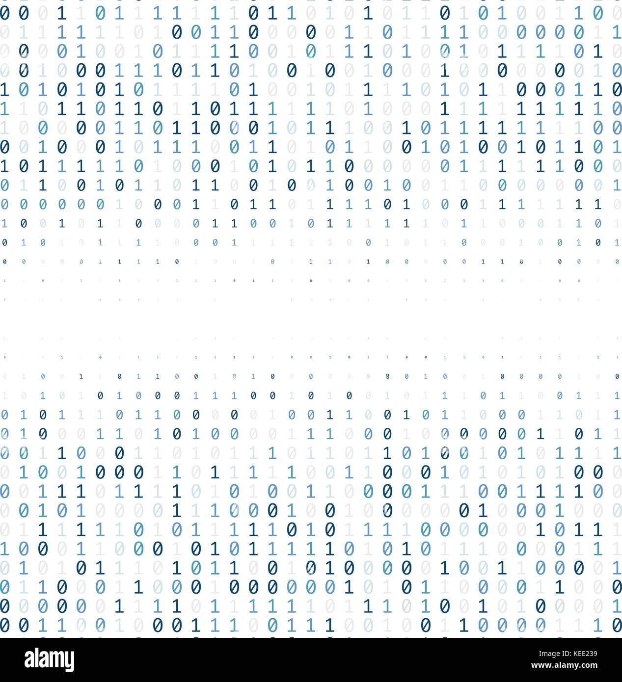 Binary code digital technology background made with zeros and ones ...