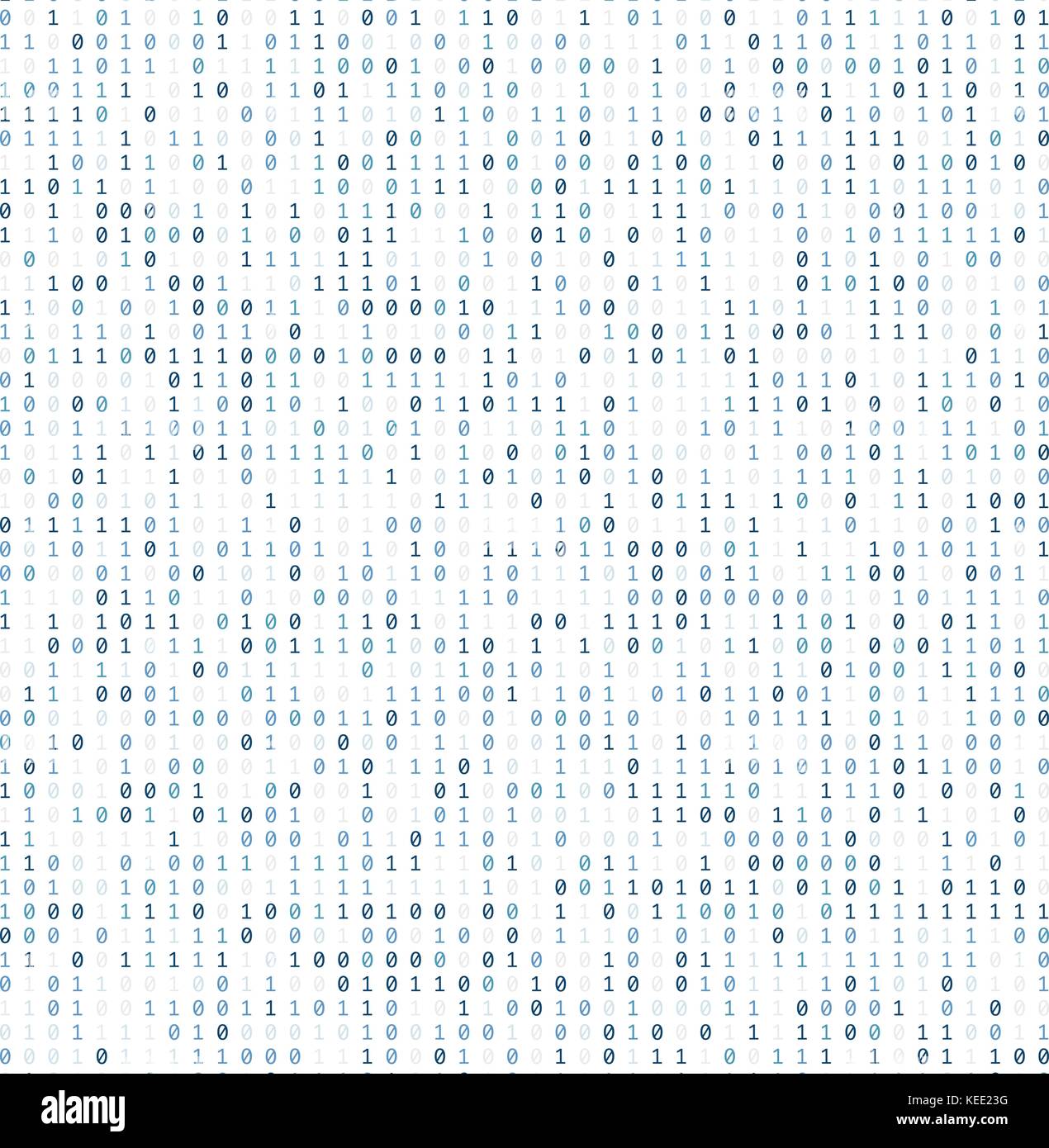 Binary code digital technology background made with zeros and ones ...