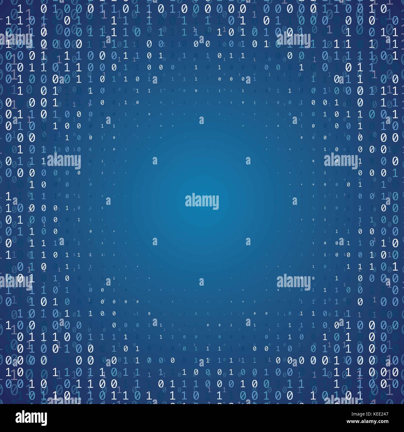Binary code digital technology background made with zeros and ones ...