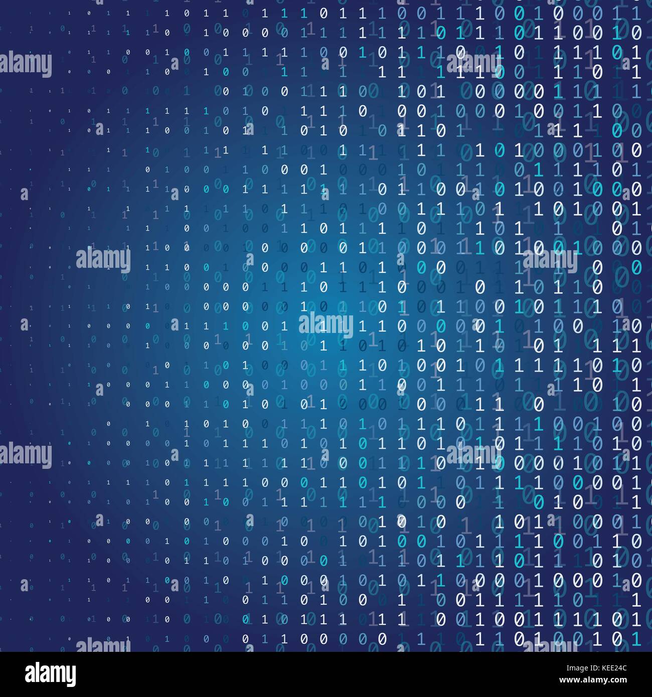 Binary Code Digital Technology Background Made With Zeros And Ones Stock Vector Image And Art Alamy