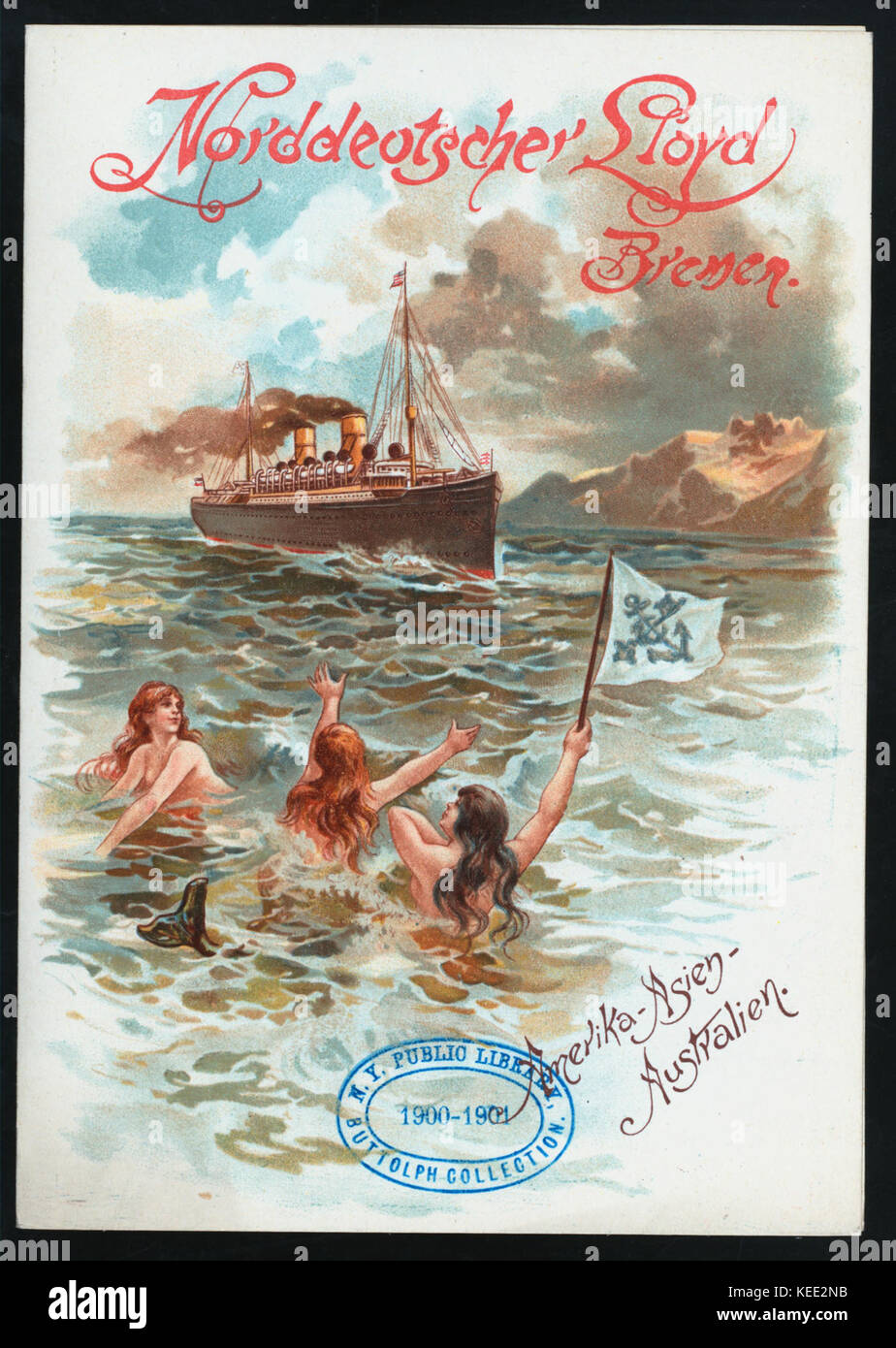 DINNER (held by) NORDDEUTSCHER LLOYD BREMEN (at) EN ROUTE S.S ...