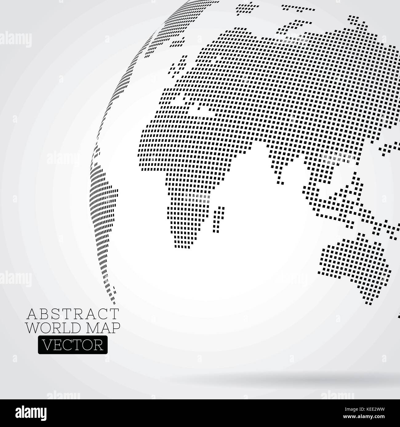 Pixel world map made from small squares Stock Vector Image & Art - Alamy