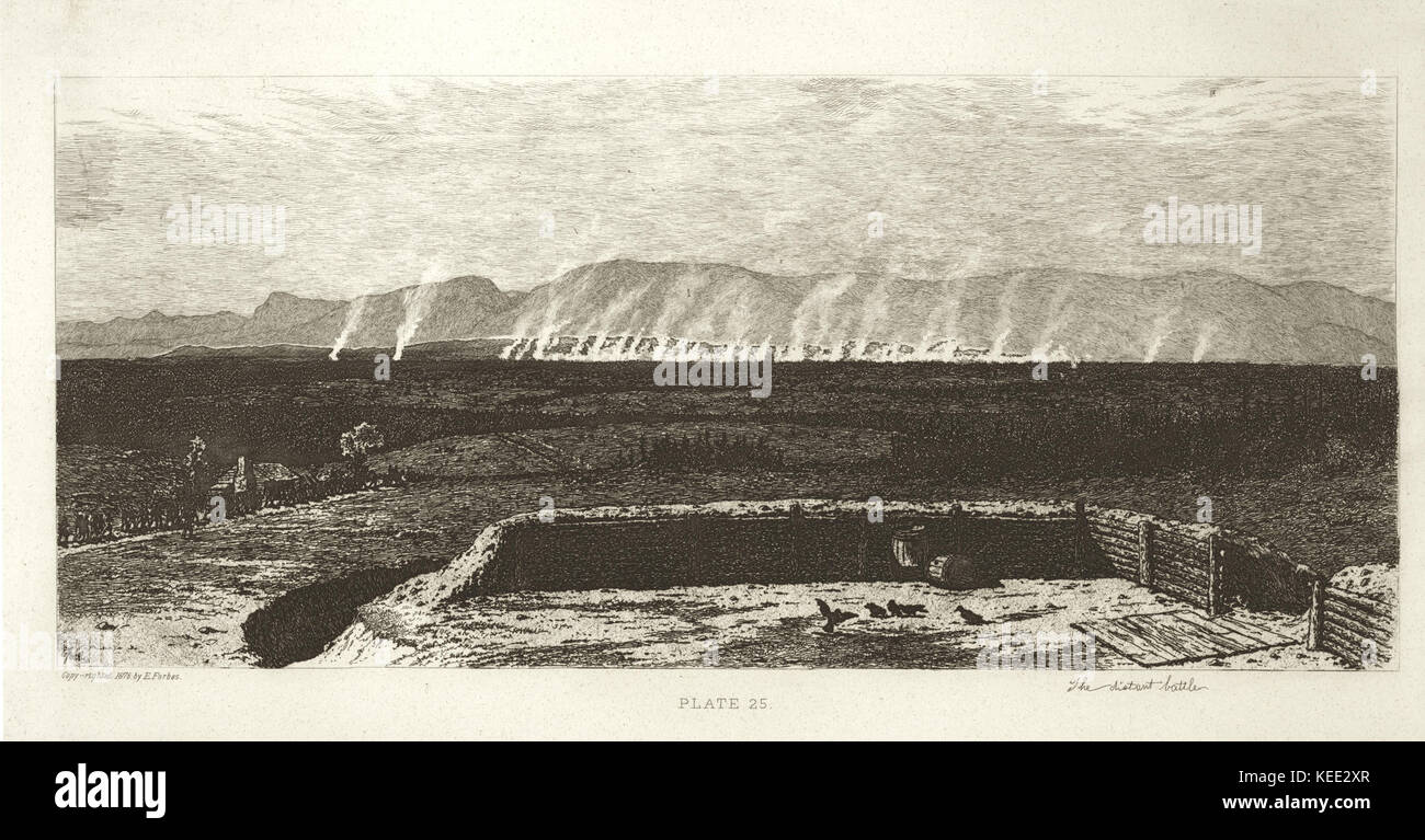 The Distant Battle Stock Photo - Alamy