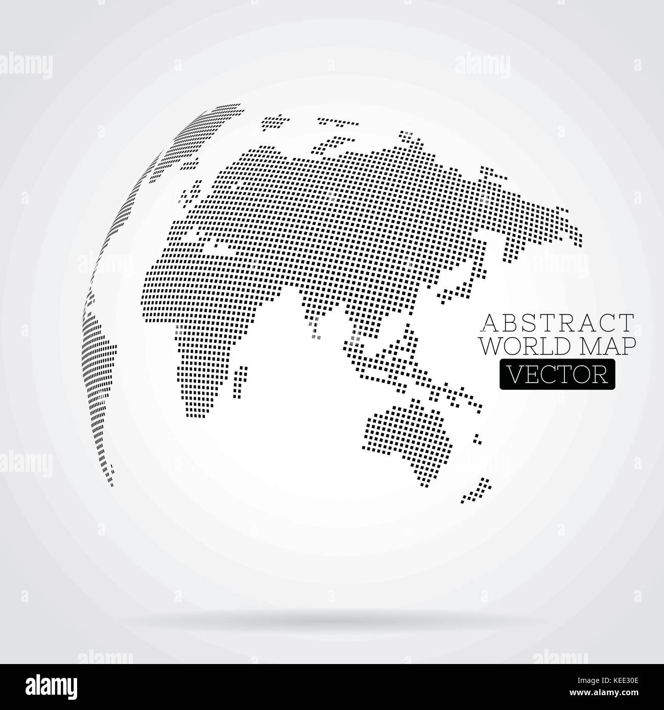 Pixel world map made from small squares Stock Vector Image & Art - Alamy