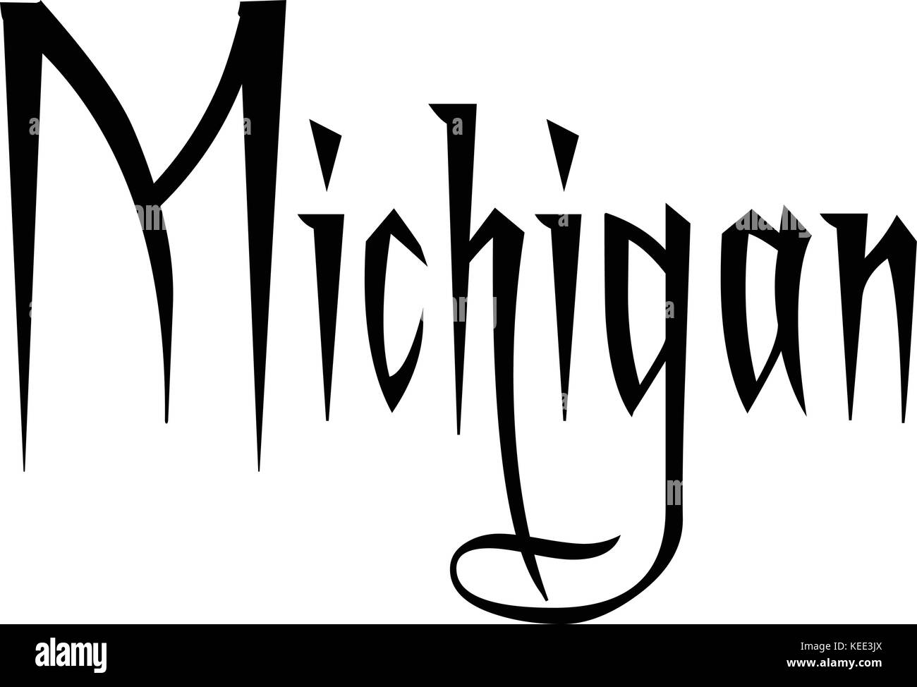 Michigan history usa Stock Vector Images - Alamy