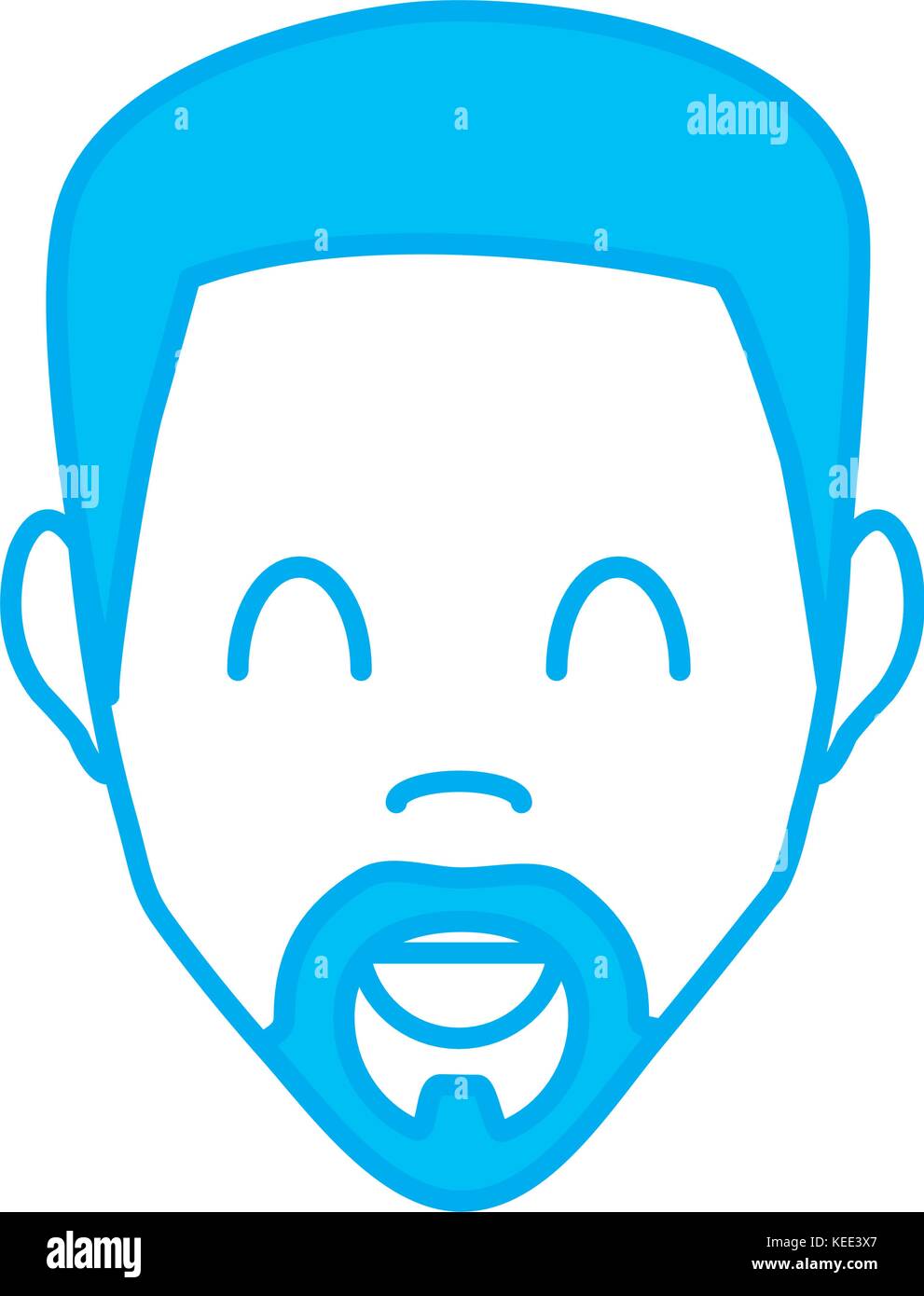 Man smiling face Stock Vector Image & Art - Alamy