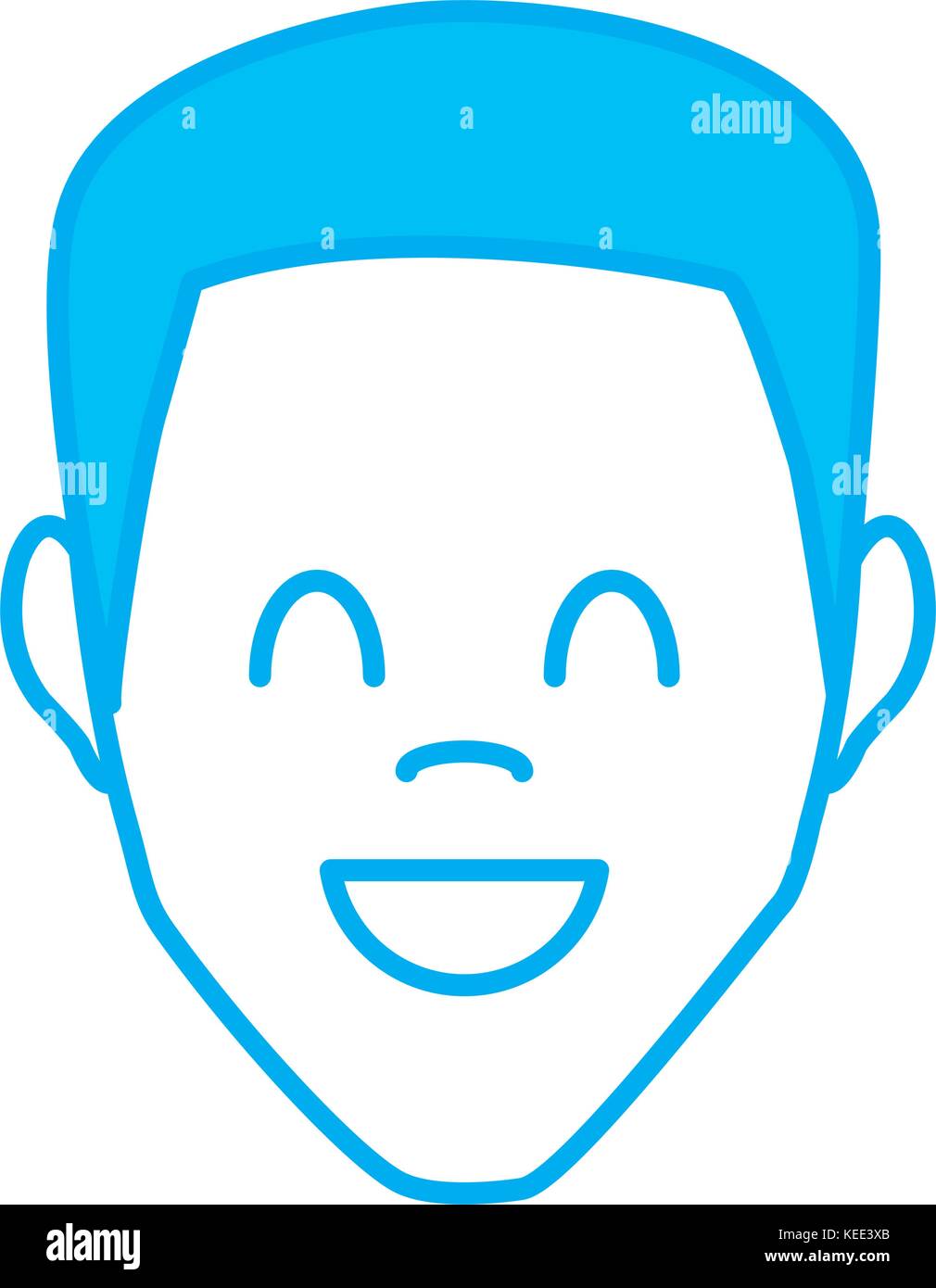 Man smiling face Stock Vector Image & Art - Alamy