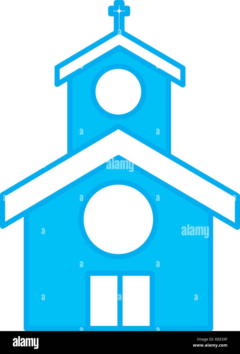 Church building symbol Stock Vector Image & Art - Alamy