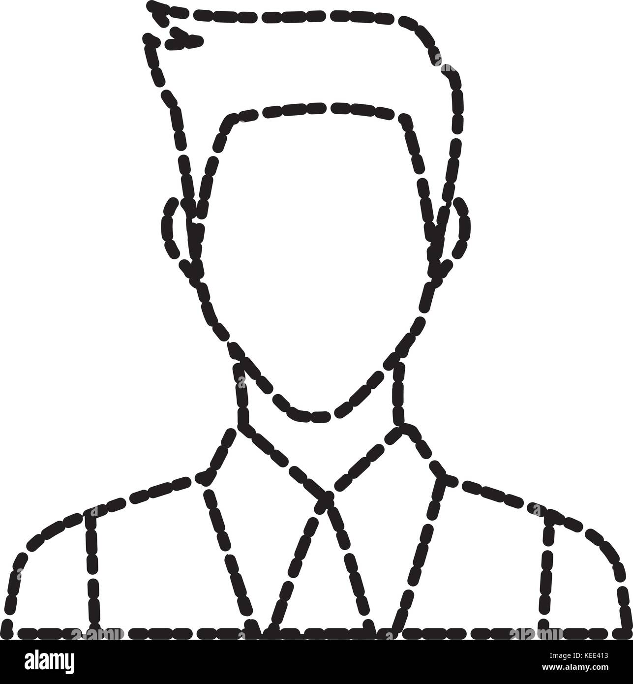 Businessman profile symbol Stock Vector Image & Art - Alamy