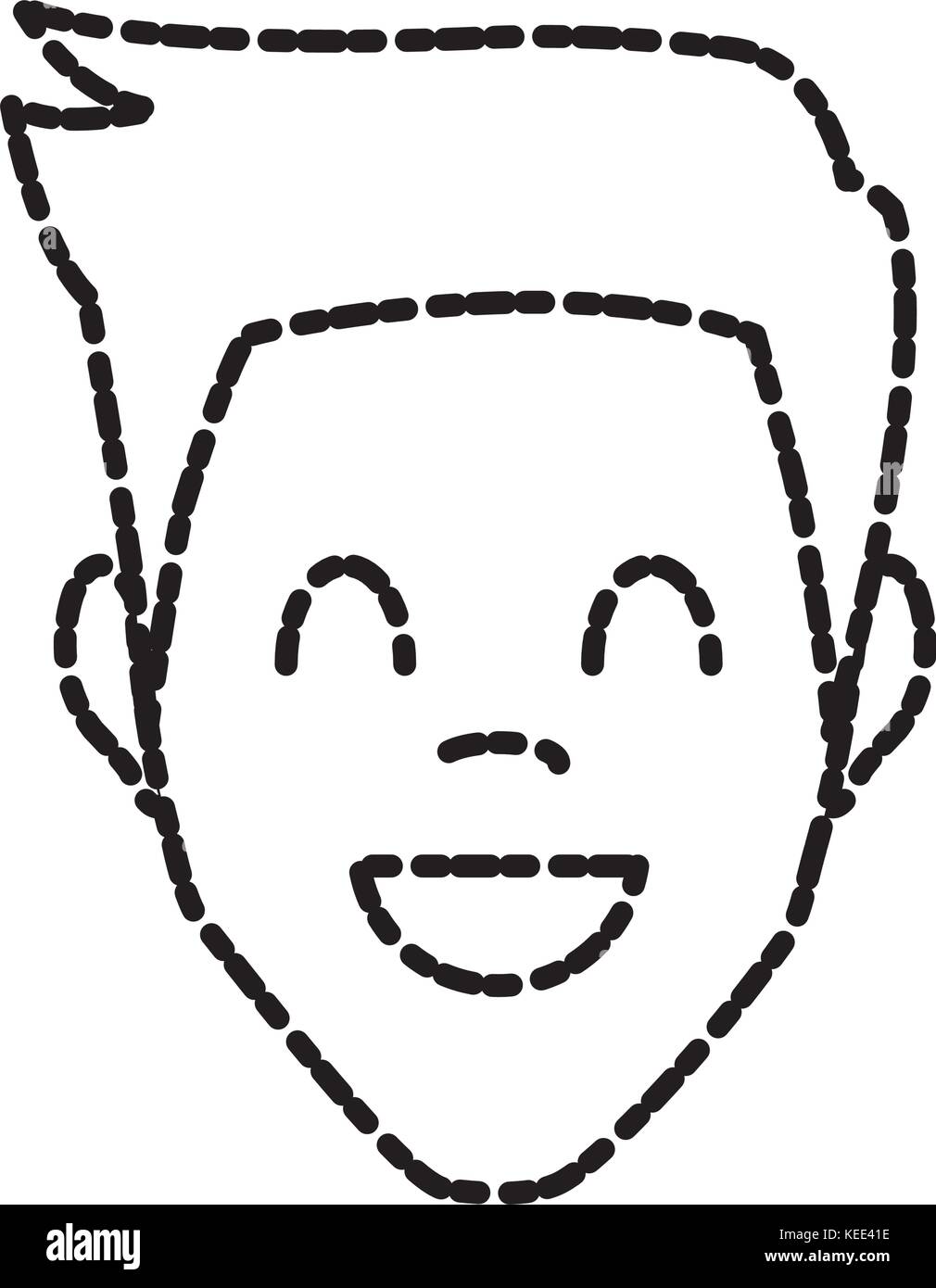 Man smiling face Stock Vector Image & Art - Alamy