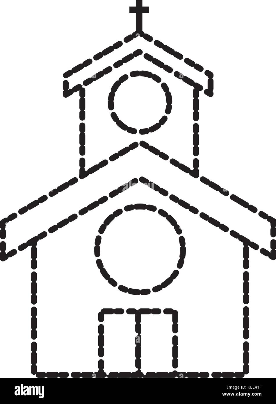 Church building symbol Stock Vector Image & Art - Alamy