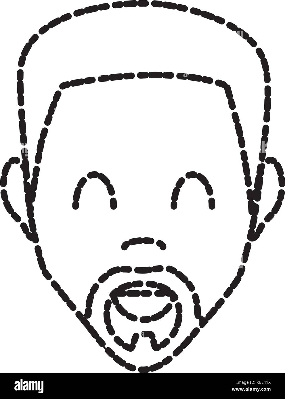 Man smiling face Stock Vector Image & Art - Alamy