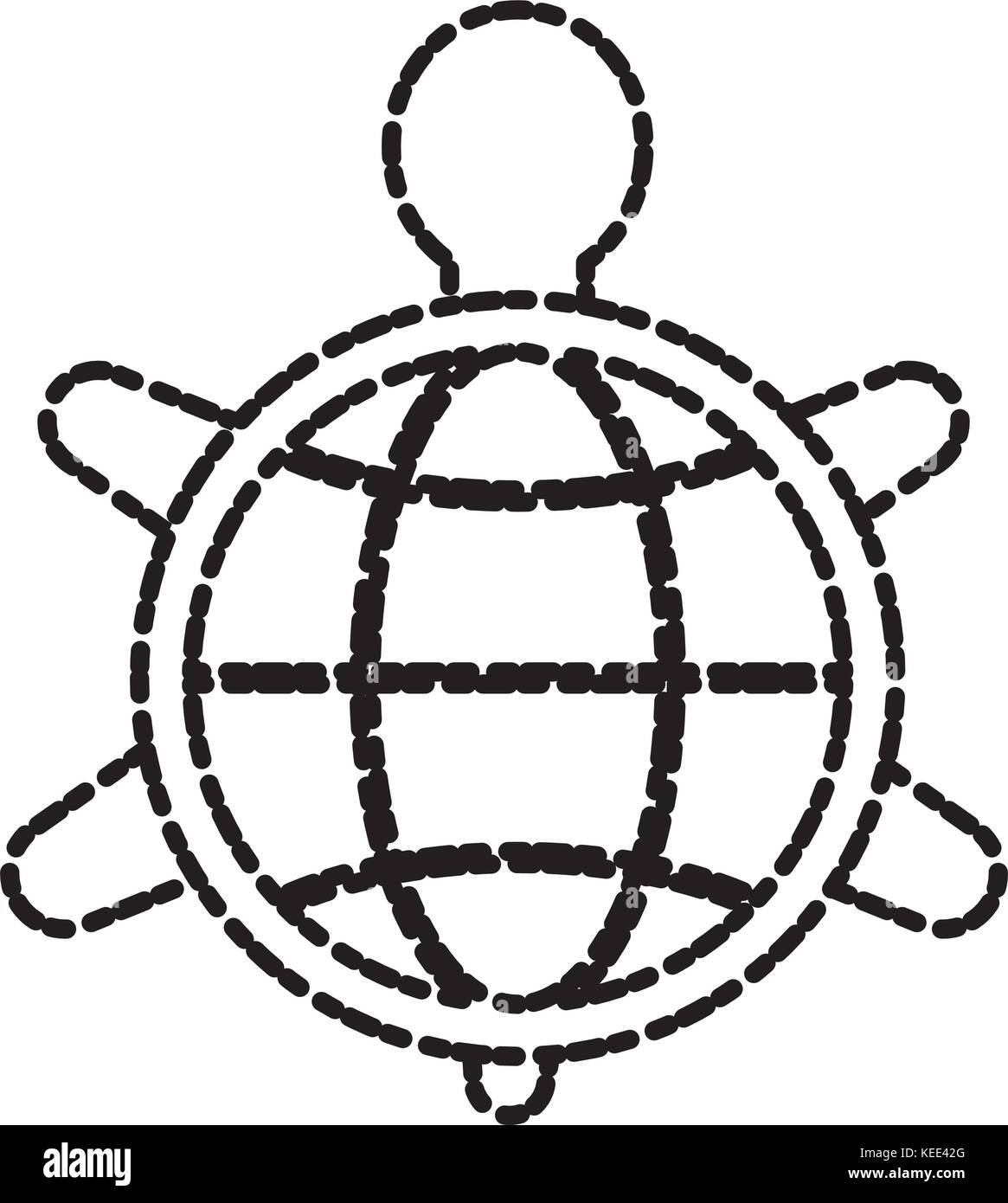 Turtle animal symbol Stock Vector Image & Art - Alamy