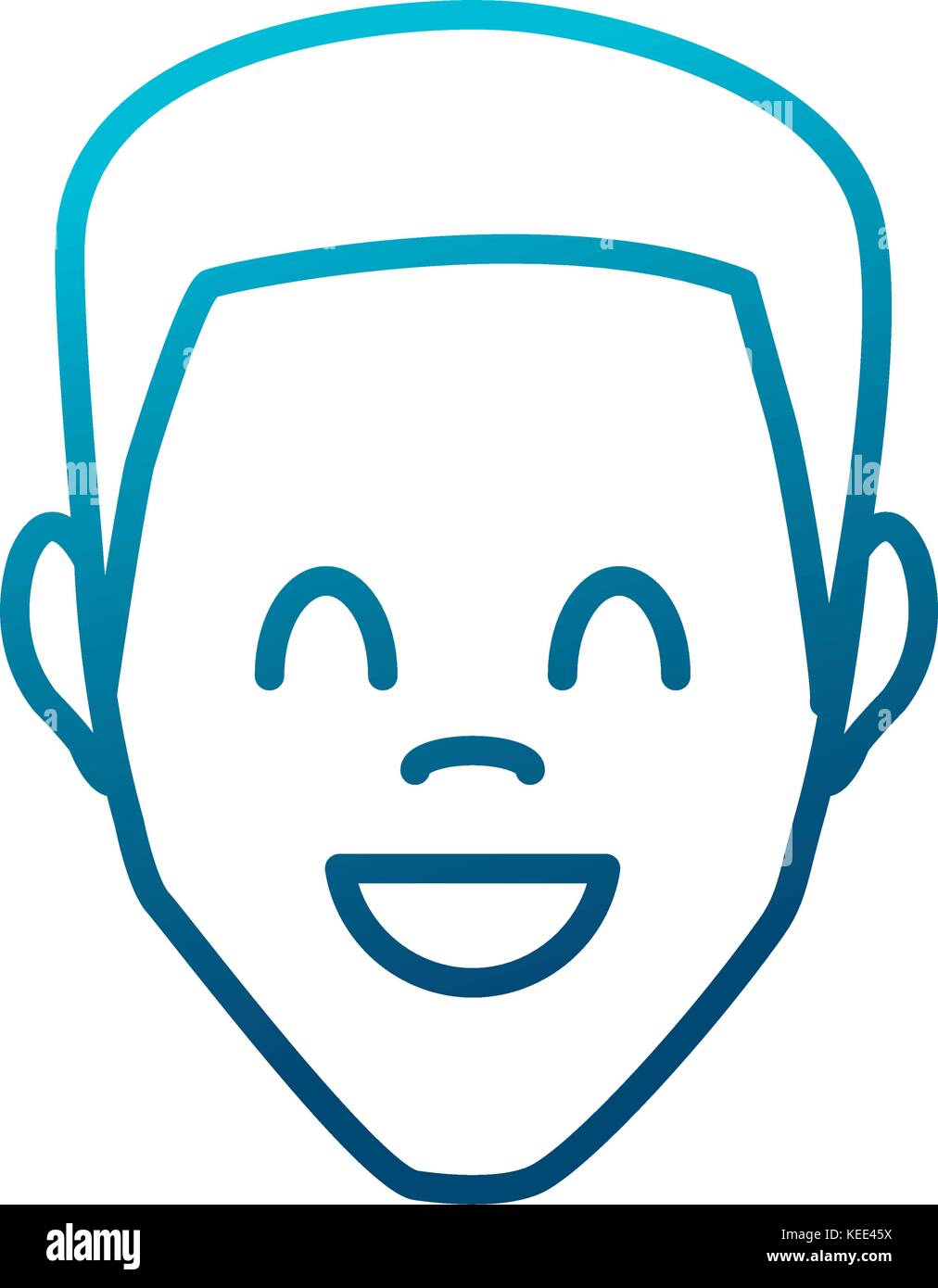 Man smiling face Stock Vector Image & Art - Alamy