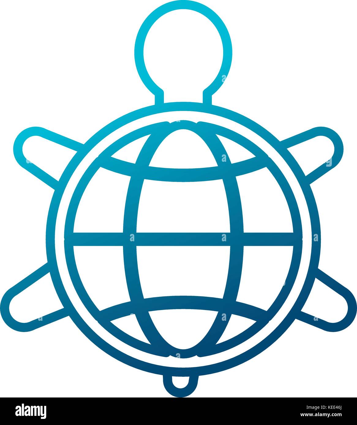 Turtle animal symbol Stock Vector Image & Art - Alamy