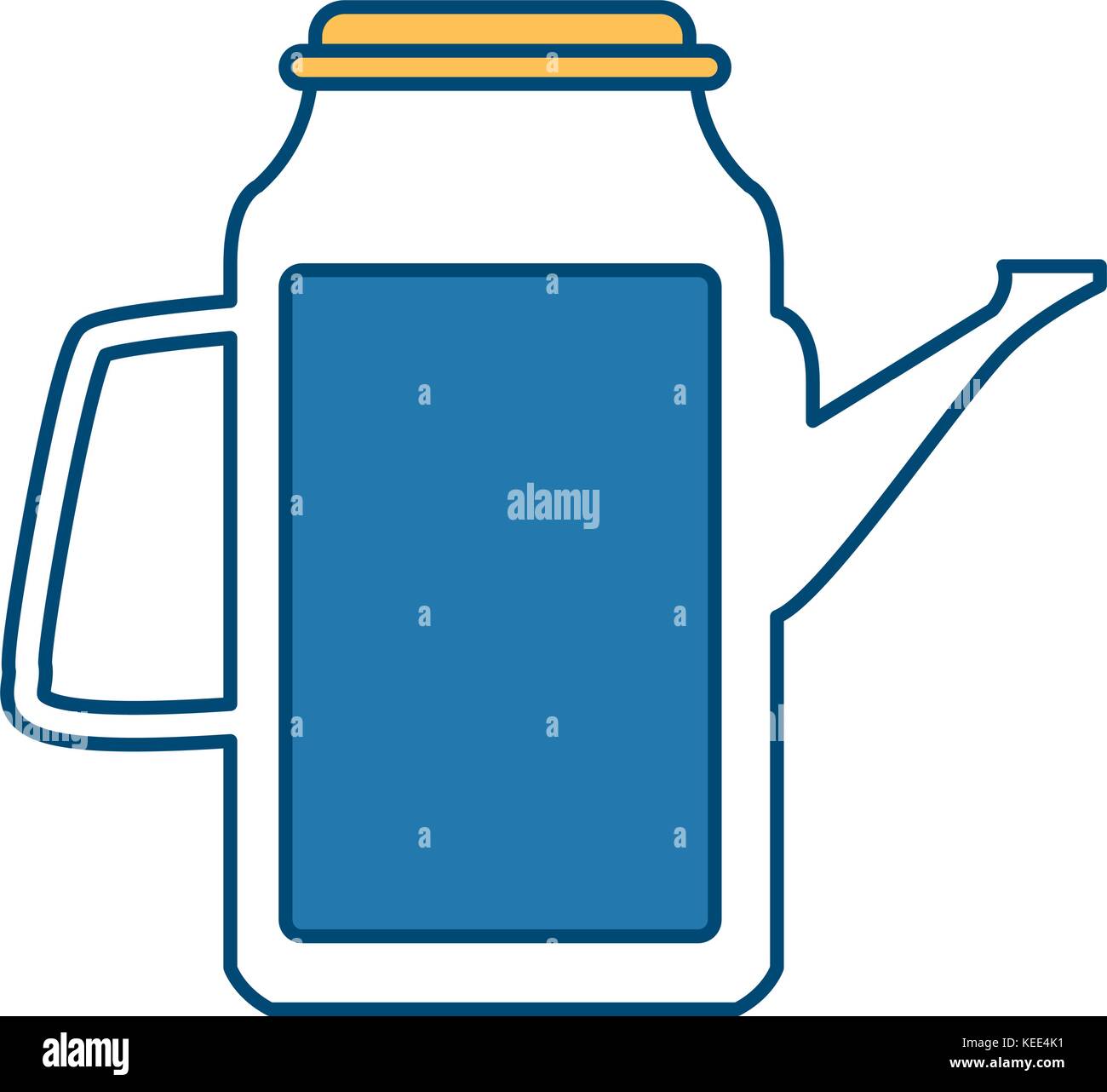 Glass jar kitche utensil Stock Vector Image & Art - Alamy