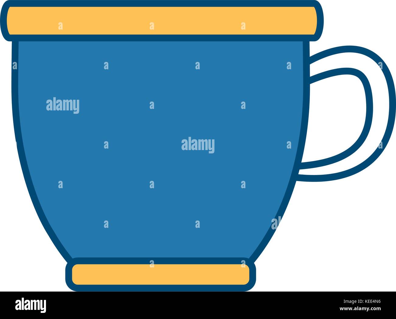 Cute porcelain mug Stock Vector Image & Art - Alamy