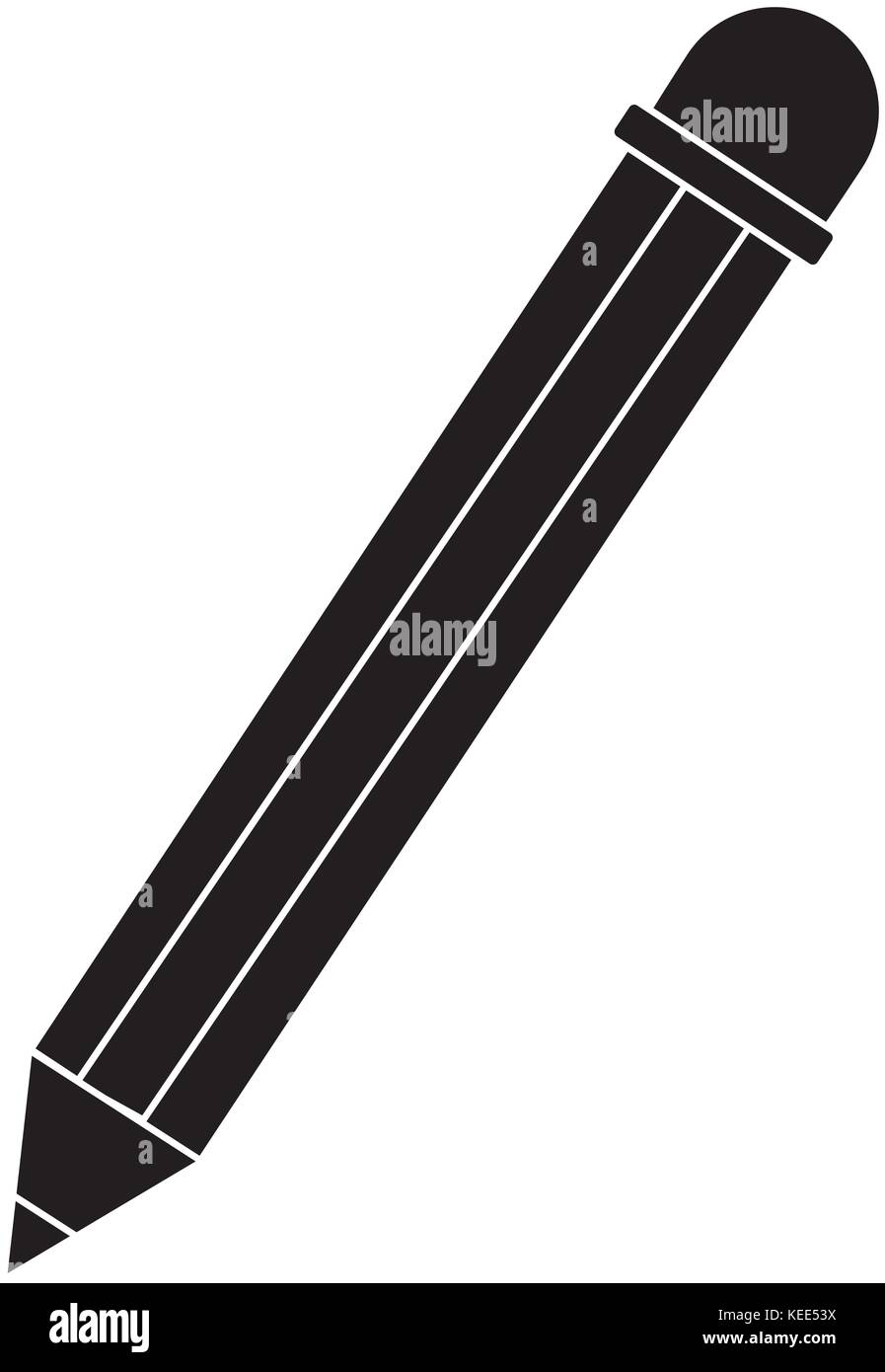 Woden pencil isolated Stock Vector Image & Art - Alamy