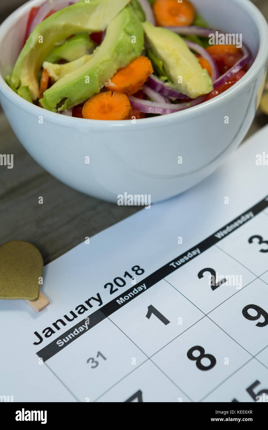 Food calendar hi-res stock photography and images - Alamy