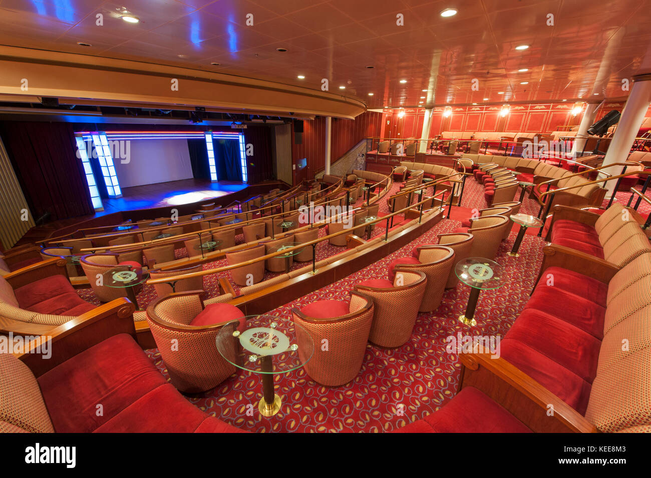 Cruise ship theatre Stock Photo - Alamy