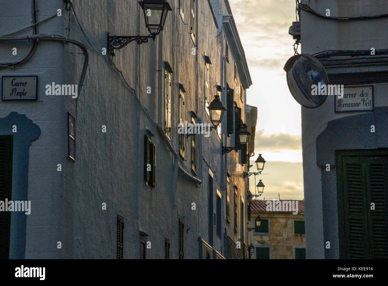 Alaior menorca street minorca hi-res stock photography and images - Alamy