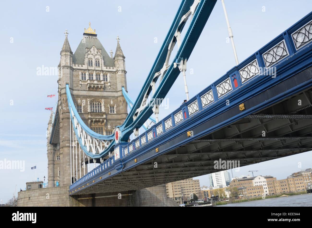 Tower Bridge from South Bank Stock Photo - Alamy