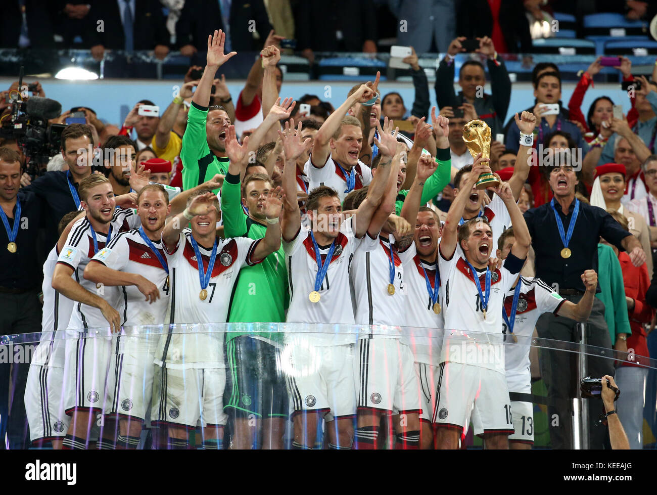 2014 fifa world cup brazil final trophy hi-res stock photography and ...