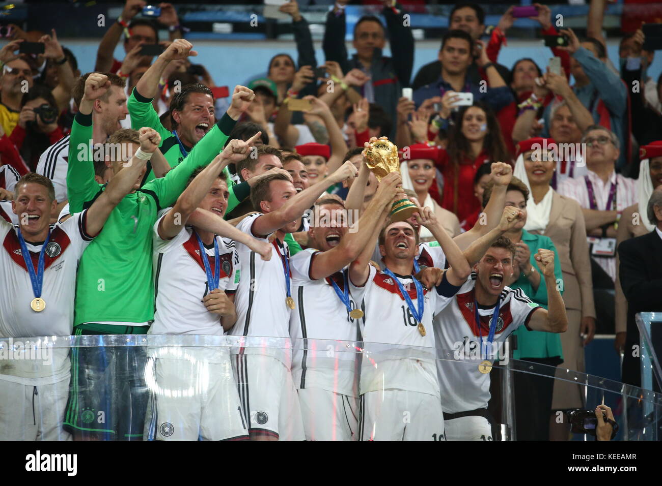 2014 fifa world cup brazil final trophy hi-res stock photography and ...