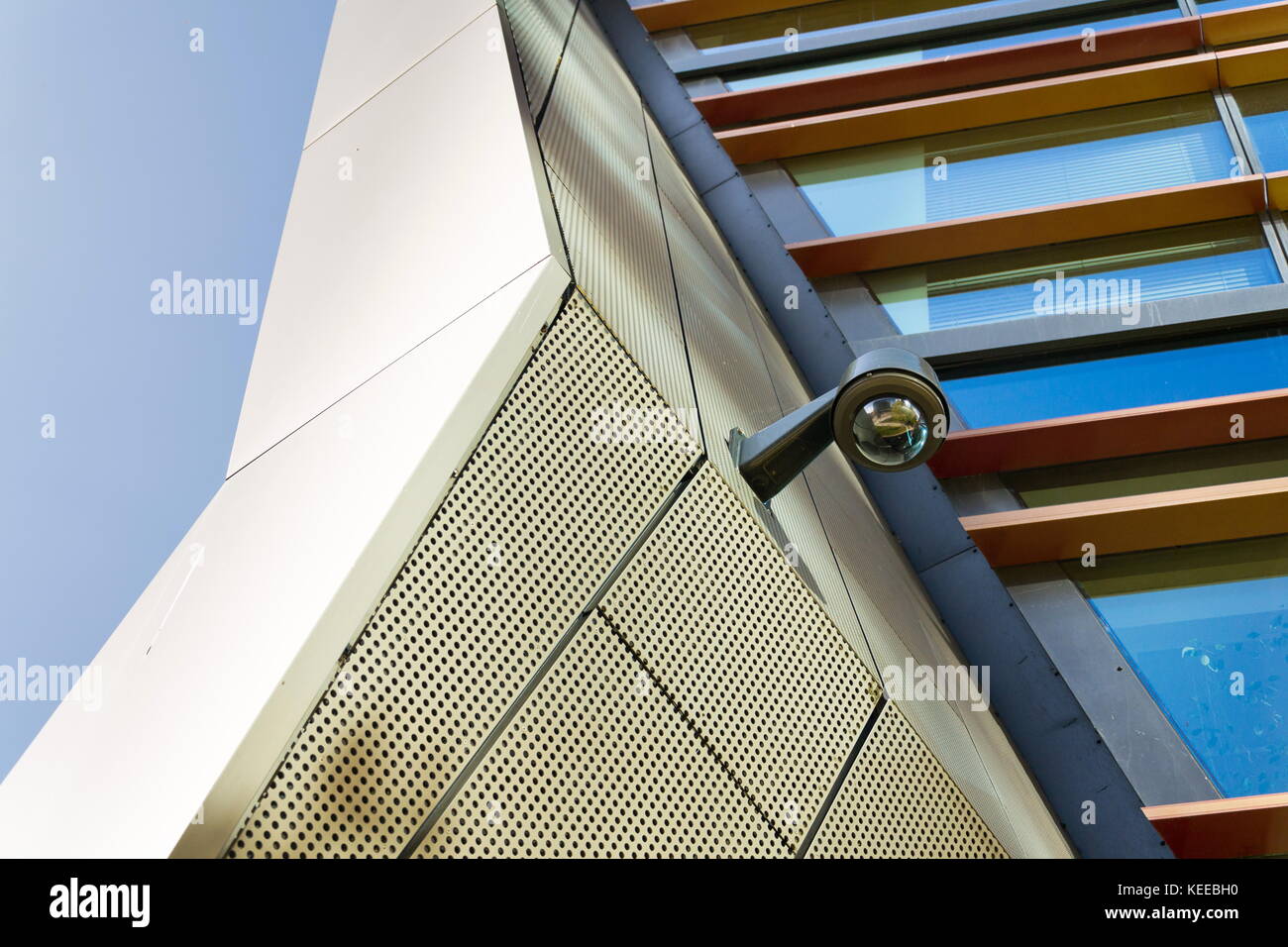 Security cctv camera sign attached hi-res stock photography and images ...