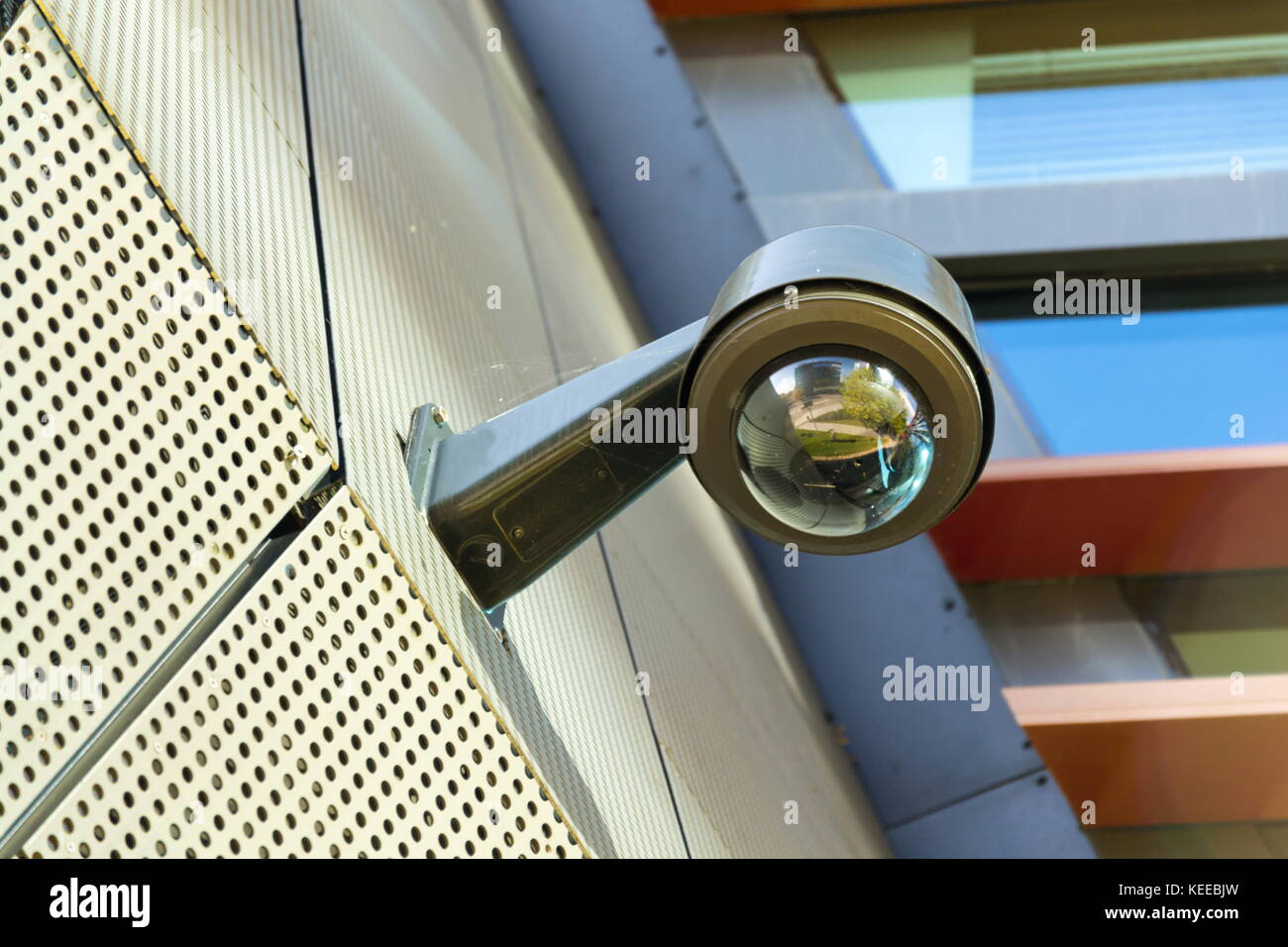 Security cctv camera sign attached hi-res stock photography and images ...