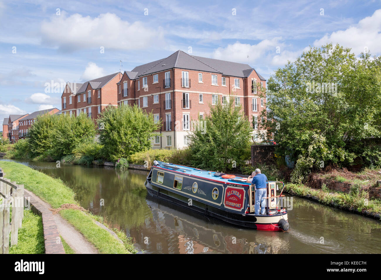 Staffordshire and Worcestershire Canal at Kidderminster, Worcestershire ...
