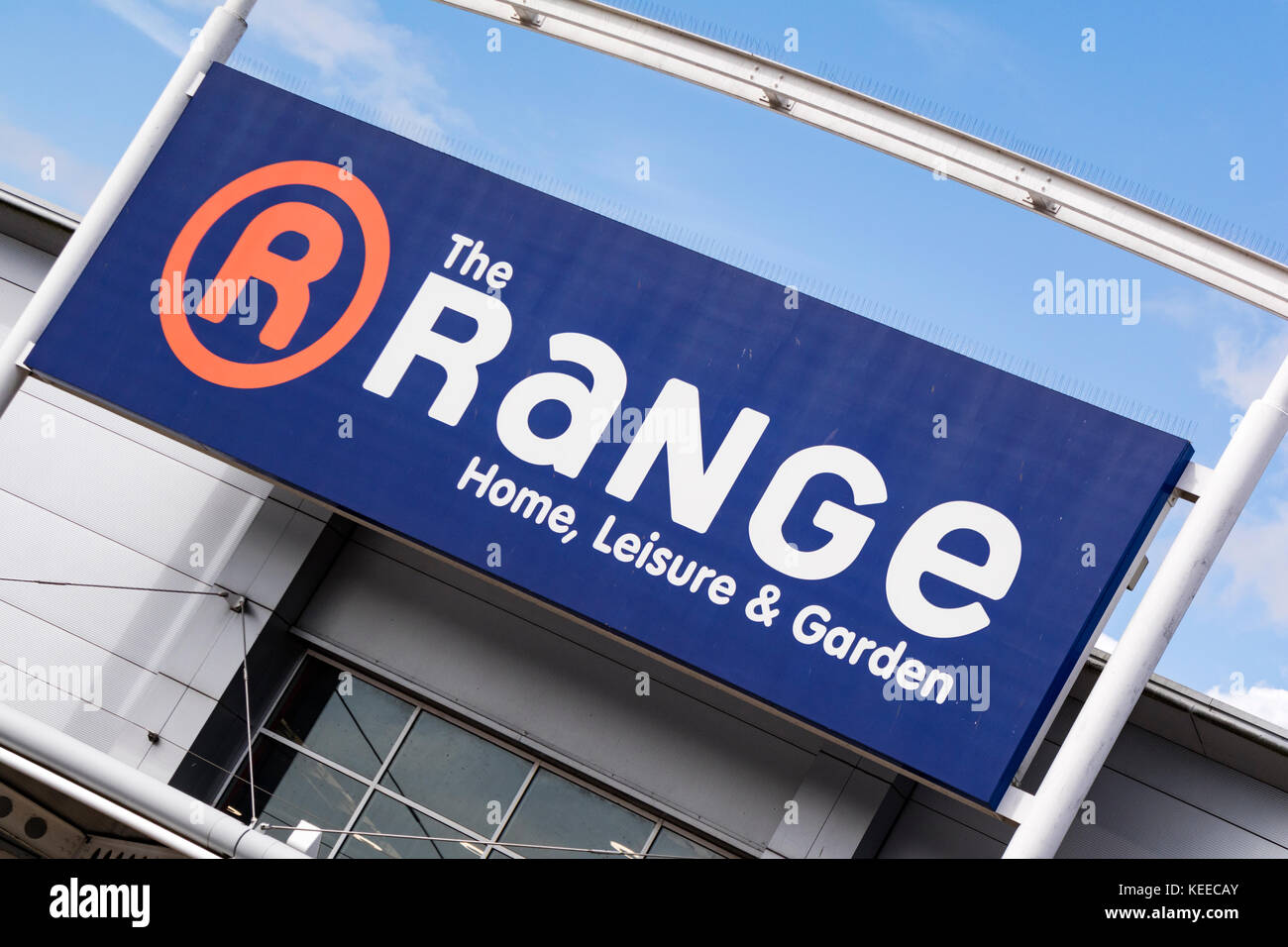 The Range logo, England, UK Stock Photo - Alamy