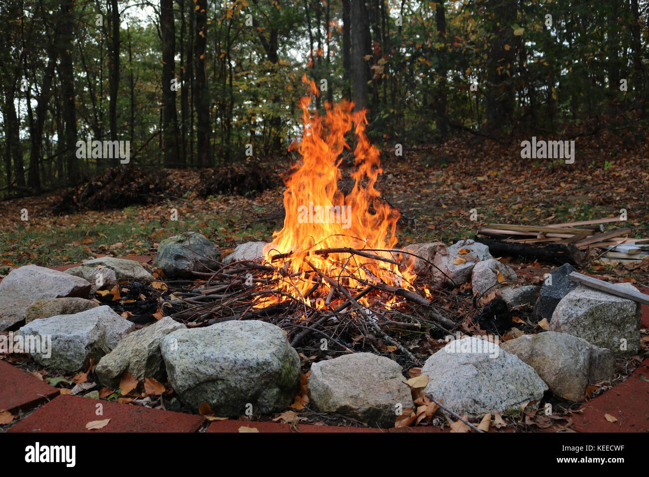 Hot campfire rocks hi-res stock photography and images - Alamy