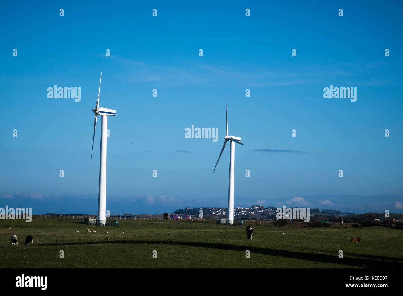 Stock Photo - Robin Rigg East and West Wind Farms are the first ...