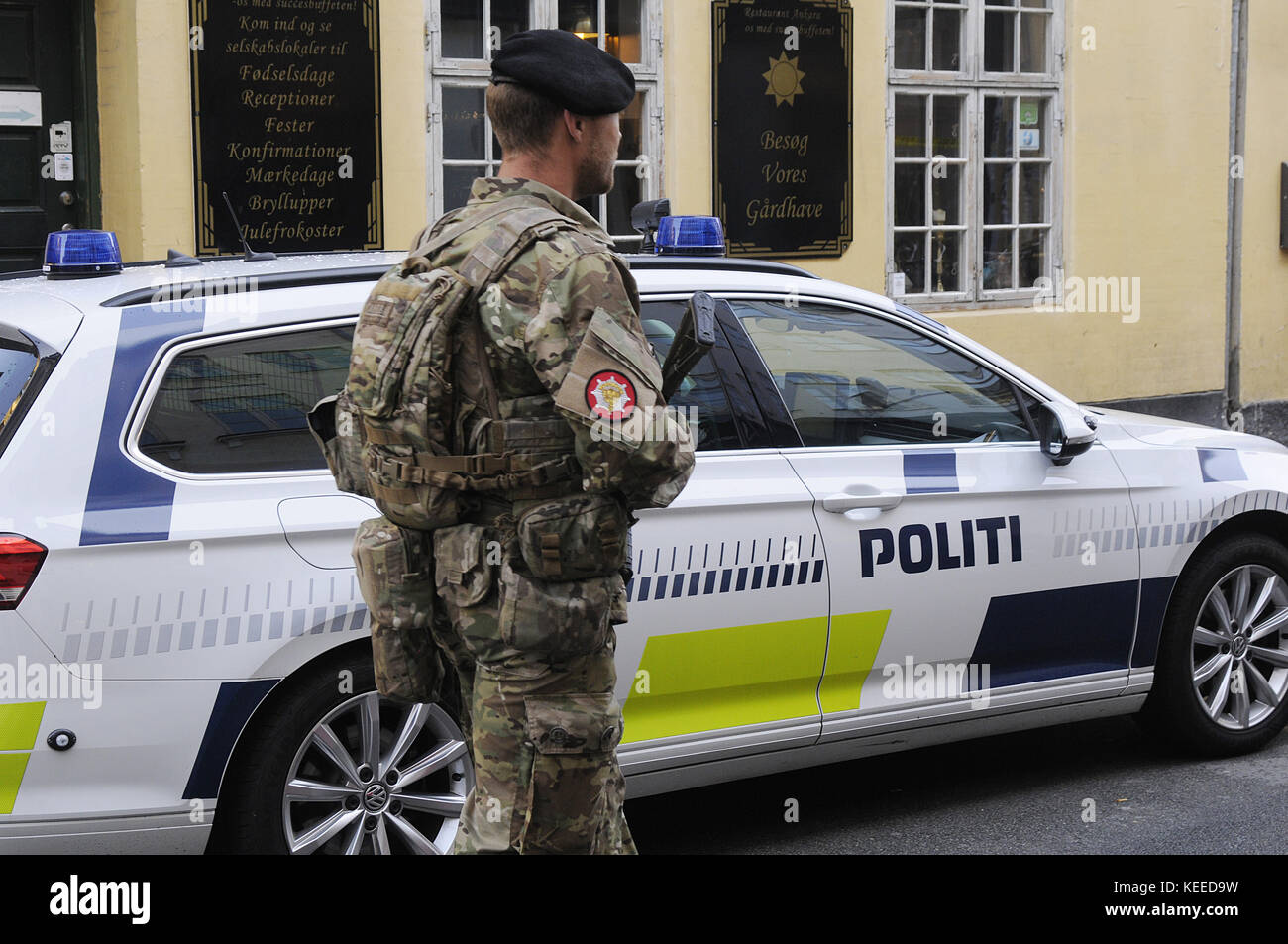 Copenhagen /Denmark - 29..September. 2017. Danish soldier will work as ...