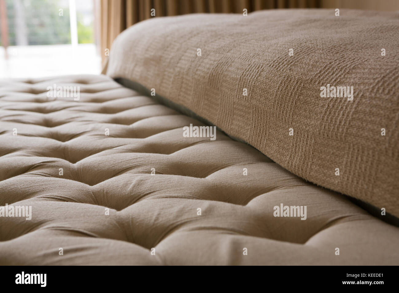 Empty bed in bedroom hi-res stock photography and images - Alamy