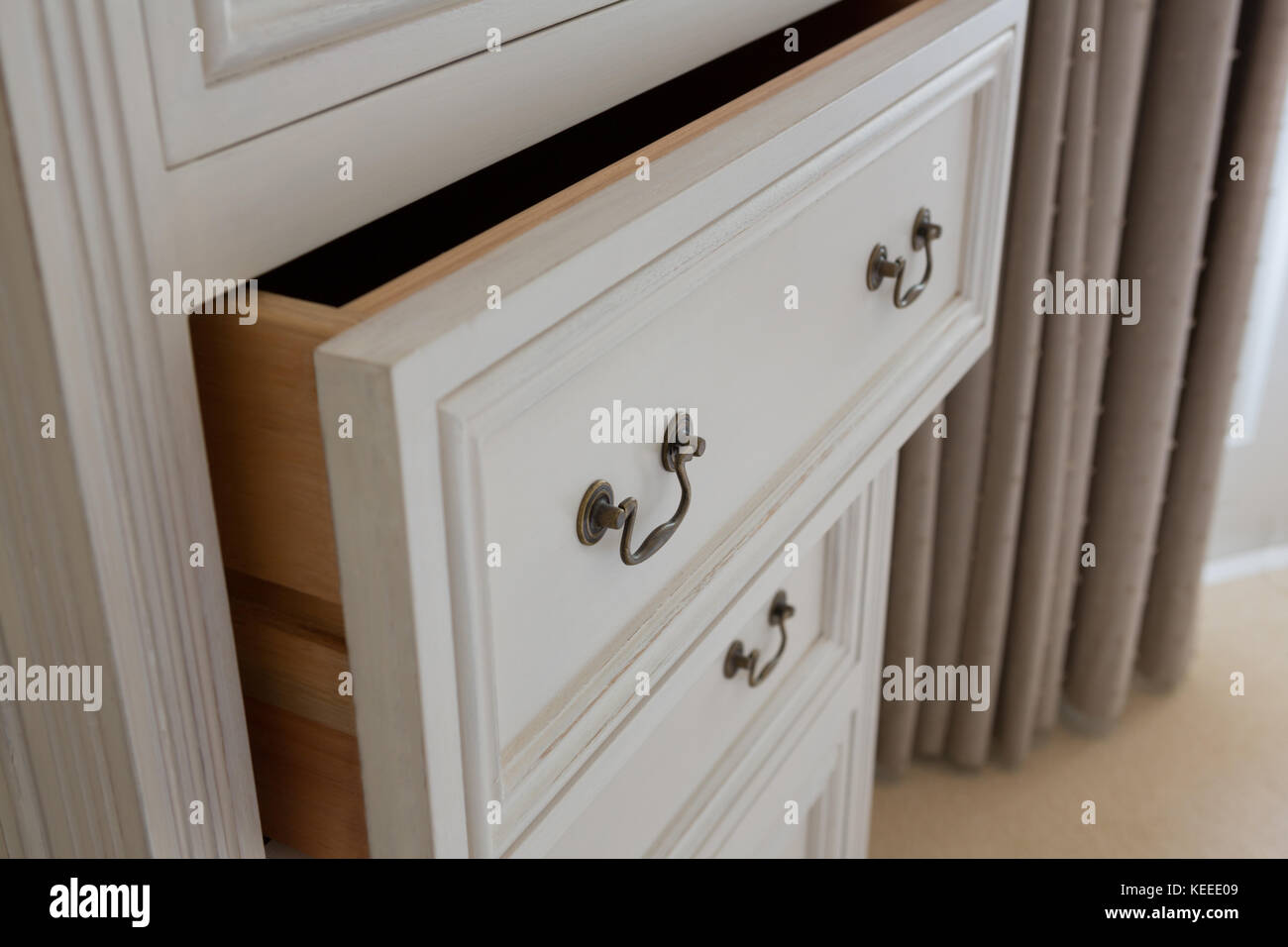 Close-up of drawer at home Stock Photo - Alamy