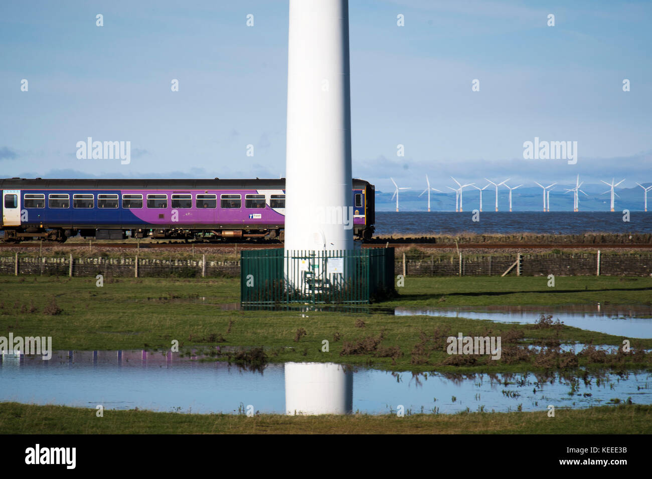 Stock Photo - Robin Rigg East and West Wind Farms are the first ...