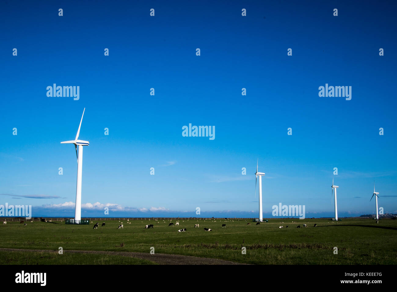 Stock Photo - Robin Rigg East and West Wind Farms are the first ...