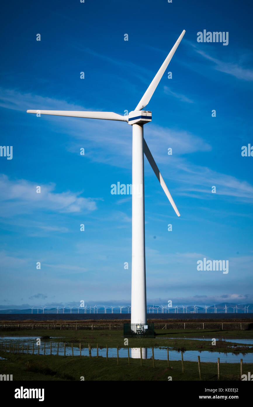 Stock Photo - Robin Rigg East and West Wind Farms are the first ...