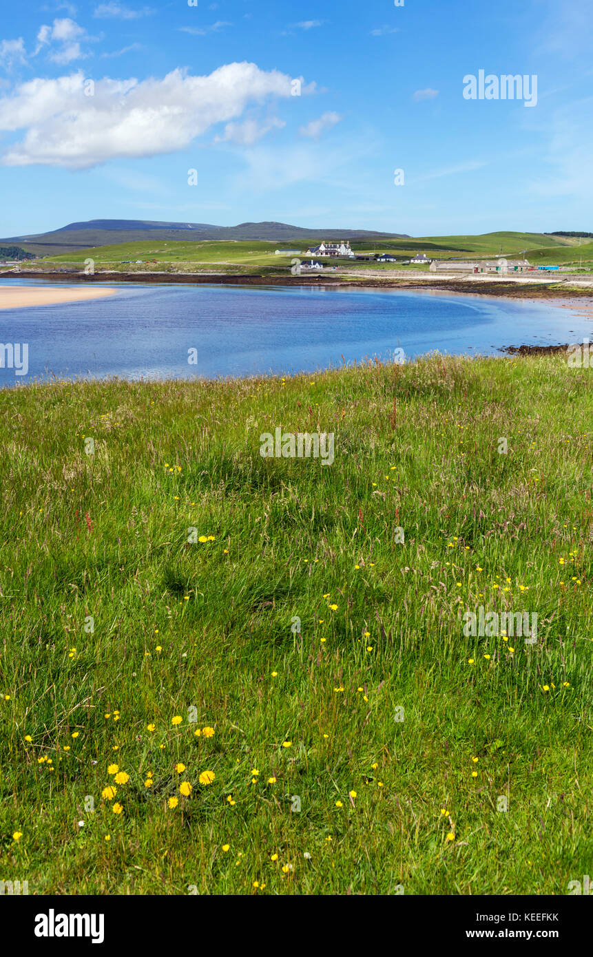 Kyle of Durness, near Keoldale on the North Coast 500, Sutherland ...