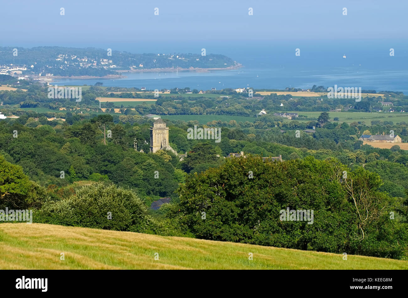 medieval village of Locronan, Brittany in France Stock Photo - Alamy