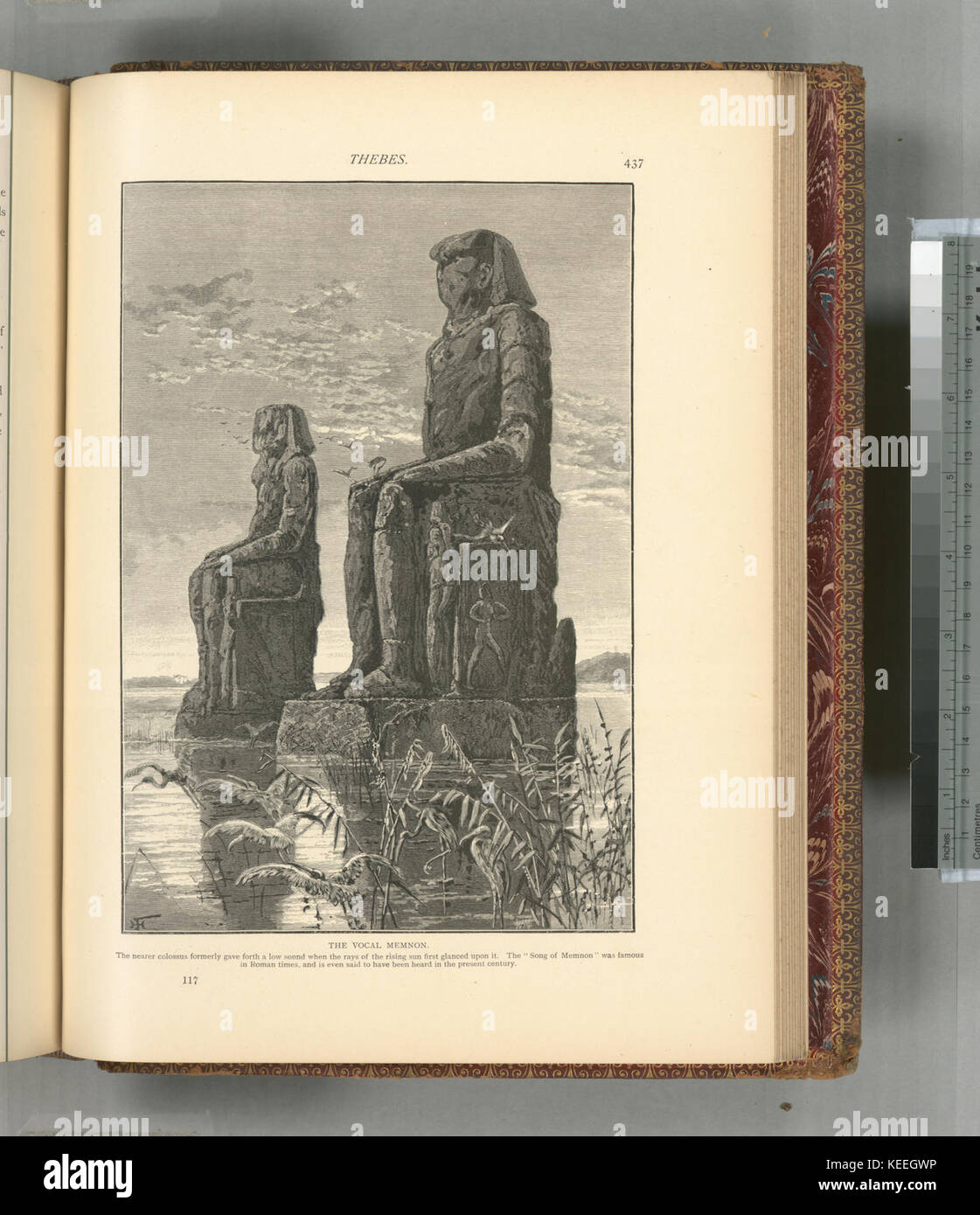 The vocal Memnon. The nearer colossus formerly gave forth a low sound ...