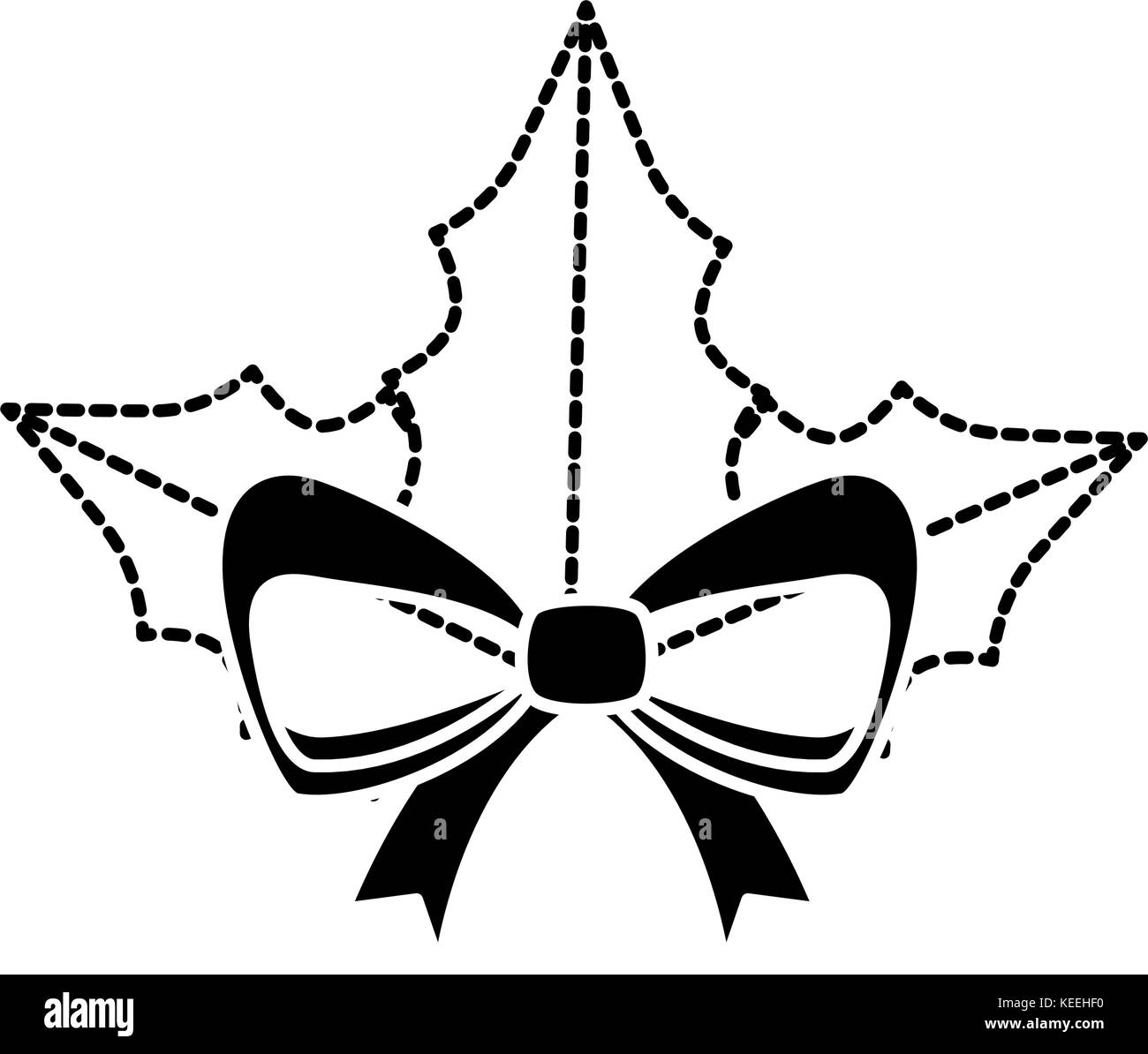 leafs christmas decoration icon Stock Vector Image & Art - Alamy