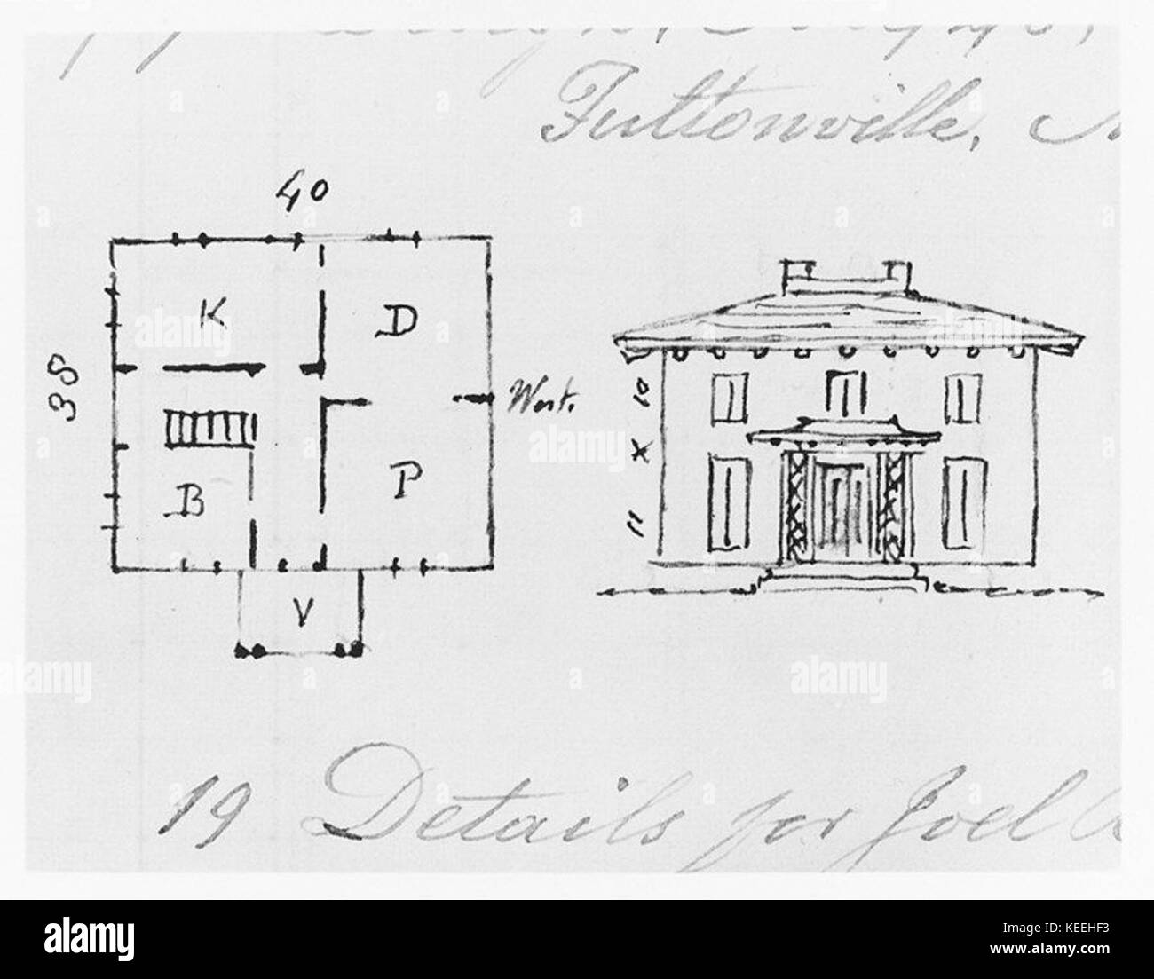 A historical diary belonging to A. J. Davis, likely documenting ...