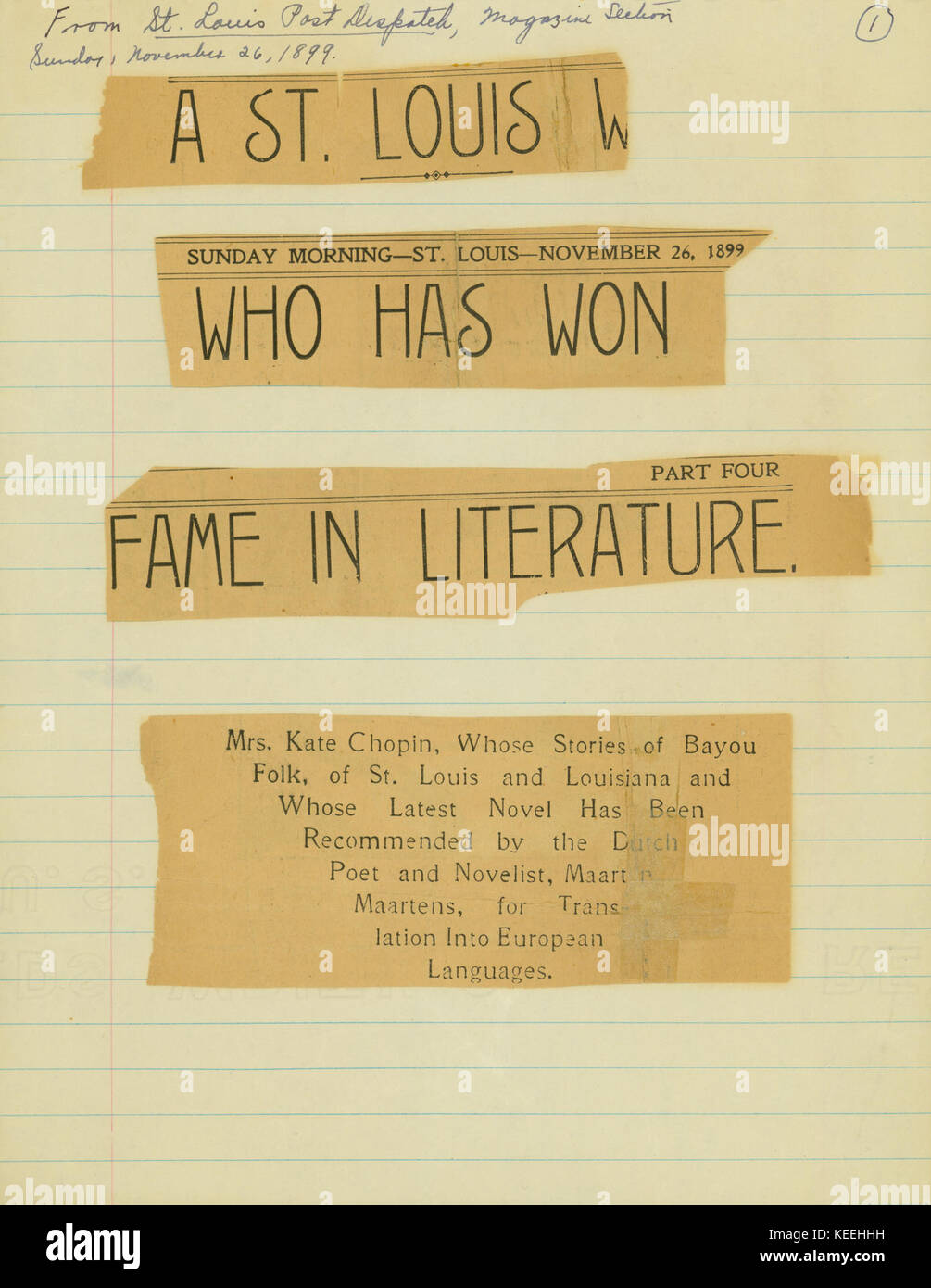 St louis post dispatch newspaper hi-res stock photography and images ...