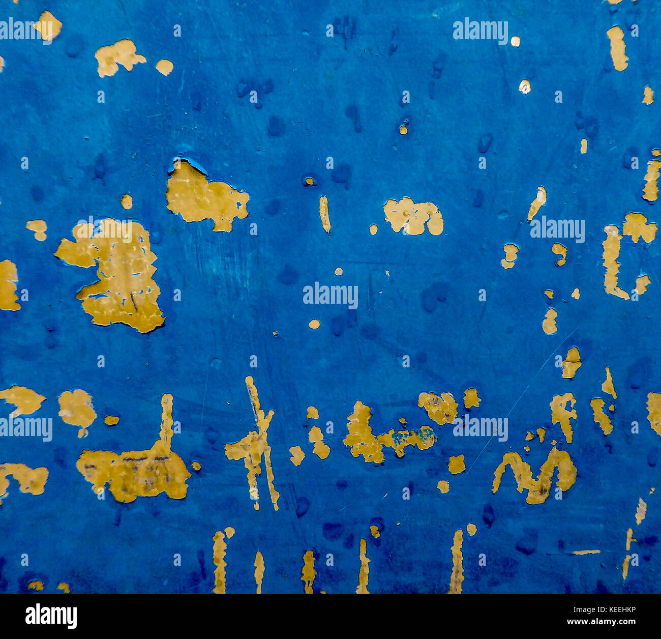 Picture of Rusty metal plate with blue peeled color Stock Photo - Alamy