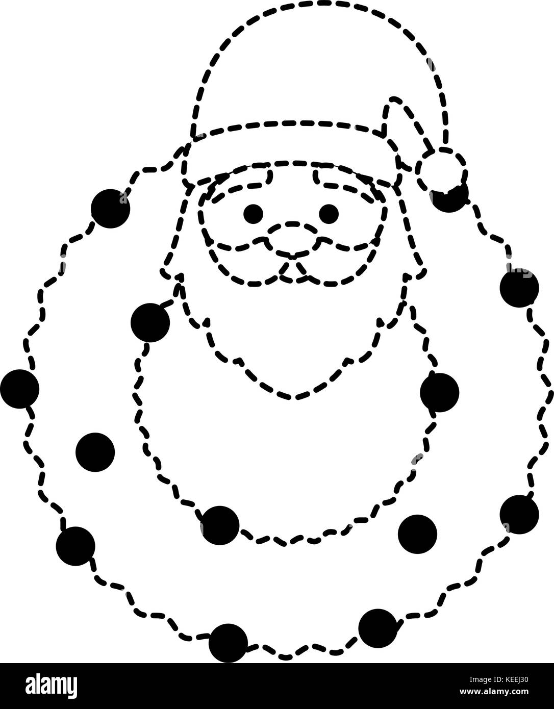 crown with cute santa claus character Stock Vector Image & Art - Alamy