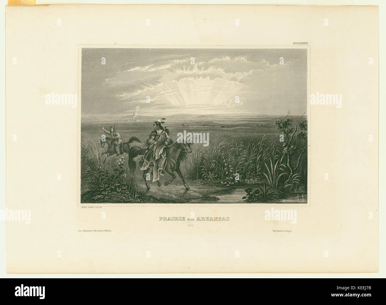 Prairie am Arkansas. (Prairie in Arkansas Stock Photo - Alamy