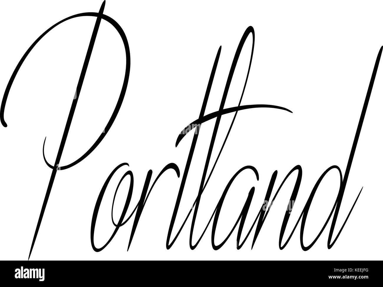 Welcome to portland sign Stock Vector Images - Alamy